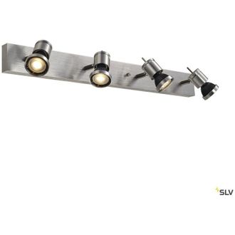 SLV Plafonniers int&eacute;rieurs asto applique et plafonnier quad alu bross&eacute; 4x GU10 max. 75W 147444