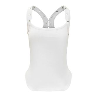 The Attico Costina Tanktop - - Tops - Damen - Wei&szlig; - M