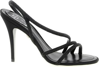 Rene Caovilla Femme, Chaussures, Noir, Taille: 37 1/2 EU Sandales Erin