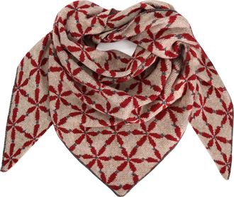 Glamexx24 Damen Winterschal Dreiecksform Schal: W&auml;rme Halstuch Trend Sehr Weicher Liebe Muster, Mischfarbe