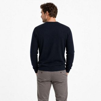 Scotch & Soda Rundhalspullover Linnen blend