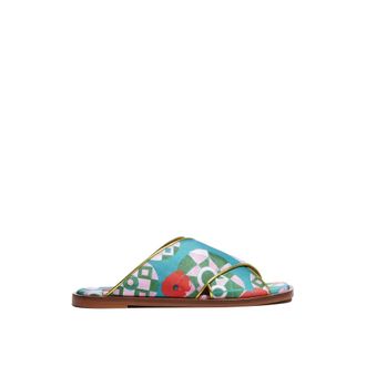 La DoubleJ Criss-Cross Sandalen - - Shoes - Damen - Gr&uuml;n - 38 EU
