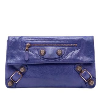 Balenciaga Pre-owned Motocross Giant 21 Envelope Clutch - - Pre-owned - Damen - Lila - ONE SIZE