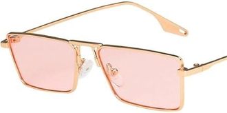 Generic Lunettes De Soleil Carrées En Métal À Petite Monture For Hommes Et Femmes, Lunettes De Soleil Polarisées For Lextérieur, La Conduite, Les Fêtes De Fin