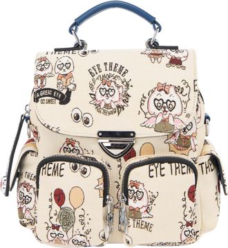 Mymo Klappentasche Klappentasche Frauen wei&szlig; blau