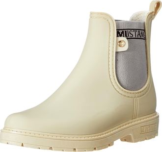 Mustang Jeans Damen 1444-501 Chelsea Boot, beige, 38 EU