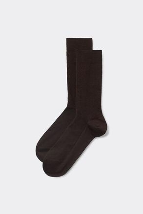 Calzedonia Gemusterte Herrensocken Braun