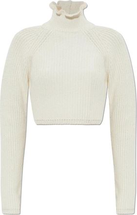 Max Mara Femme, Pulls, Beige, Taille: 38 FR Campo Sweater