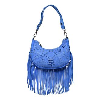 Ermanno Scervino Hobo Terra Canvas Sangallo - - Bags - Damen - Blau - ONE SIZE