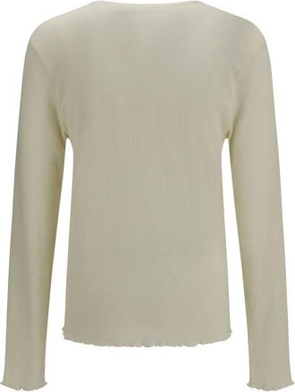 Our Legacy Ribbed Cotton-Blend Sweatshirt - Beige
