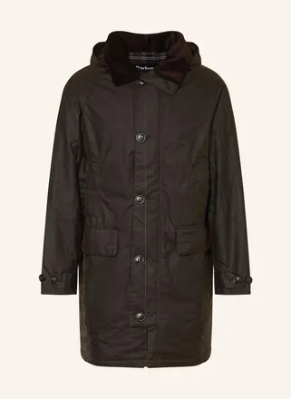 Barbour Parka Beaudale Wax Mit Abnehmbarer Kapuze braun