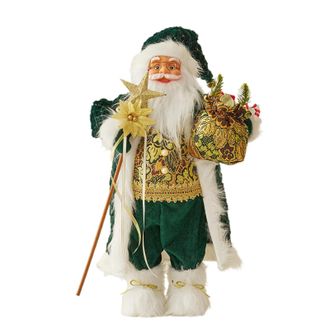 Generic Weihnachtsmannfigur - Weihnachtsdekoration, Weihnachtsornament, Puppe, Winterdekoration, stehend, Dekoration, Vaterpuppen f&uuml;r Kamintisch