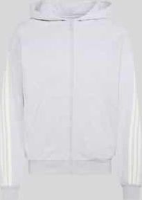 adidas Relaxed Fit Sweatjacke aus reiner Baumwolle mit Kapuze