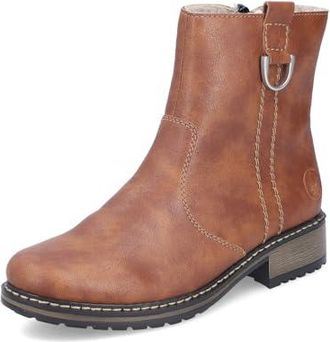 Rieker Bottes & Bottines Femme Z6871, Pointure:40 EU, La Couleur:Marron