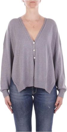 Manila Grace Femme, Pulls, Gris, Taille: 40 FR Cardigan