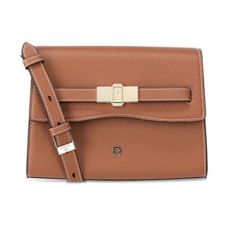 Aigner Femme, Sacs, Brun, Taille: ONE Size Élégant Sac Bandoulière avec Détails Dorés