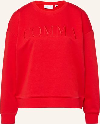 Comma Comma Sweatshirt rot