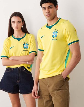 NIKE SPORTWEAR Nike - Coupe du monde 26 - Maillot domicile du Br&eacute;sil - Jaune