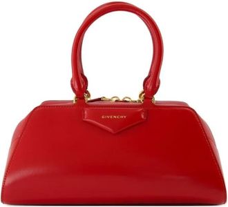Givenchy Hobo Bags - Structured Handbag With Gold-Tone Hardware - Gr. unisize - in Rot - f&uuml;r Damen