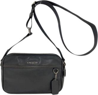 Coach Sac bandouli&egrave;re en cuir Pre-owned - Femme - Pre-owned - Noir - Taille: ONE Size