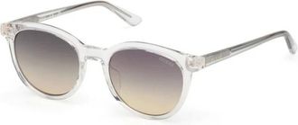 Guess unisex, Accessoires, Gris, Taille: 46 MM Lunettes de soleil rondes