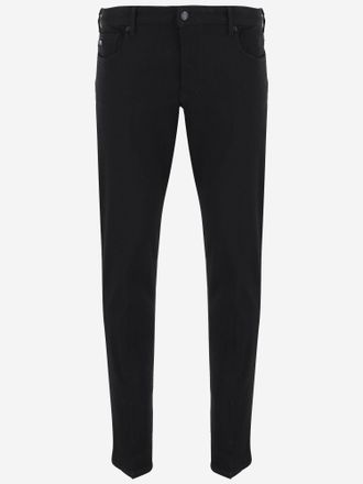 Emporio Armani Jean en coton m&eacute;lang&eacute; extensible Emporio Armani