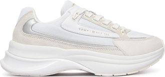 Tommy Hilfiger Sneakers Tommy Hilfiger Th Sporty Chic Runner FW0FW09187 Wei&szlig;