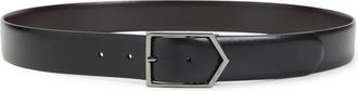 Canali Gürtel - Black Leather Belt - Gr. 100 - in Schwarz - für Damen