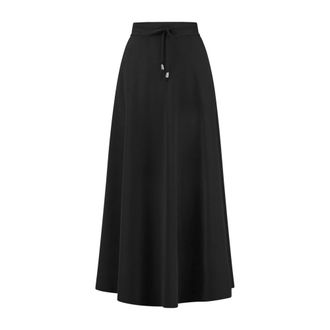 Hart by Helena Hart Eleganter Schwarzer Maxa Rock - - Skirts - Damen - Schwarzk - M