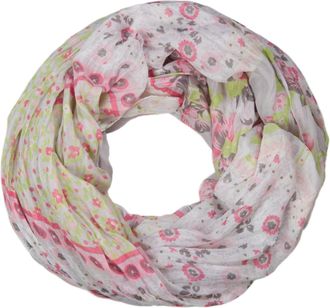 styleBREAKER Schlauchschal Loop mit Blumen Paisley Muster