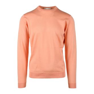 FILIPPO DE LAURENTIIS Baumwollpullover - Stilvolles Design - - Knitwear - Herren - Rosa - XL