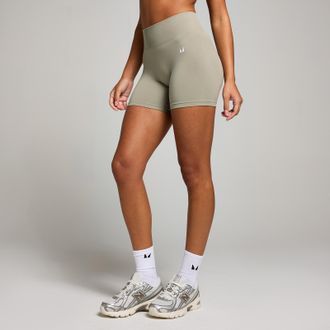 MyProtein Short sans coutures avec fronces invisibles MP pour femmes - Sauge fonc&eacute;e - L