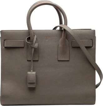Saint Laurent 2014 Small Leather Sac De Jour satchel - Braun