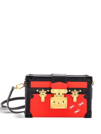 Louis Vuitton Petite Malle Handbag Epi Leather clutch bag - Rot