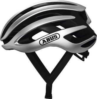 ABUS 81741 0 Fahrradhelm, Silber (Gleam silver), M (52-58 cm)