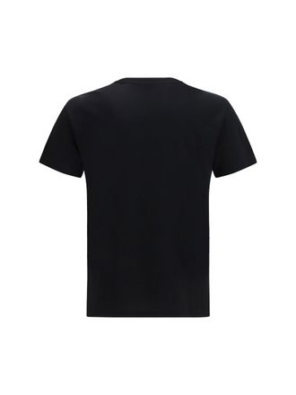 Valentino Mens Cotton Vlogo T-Shirt Nero T-Shirts And Polos