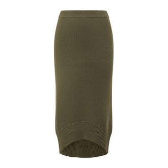 Victoria Beckham Midi Skirts - - Skirts - Damen - Gr&uuml;n - XS
