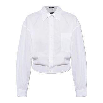 R13 Cropped Shirt - - Blouses & Shirts - Damen - Wei&szlig; - L