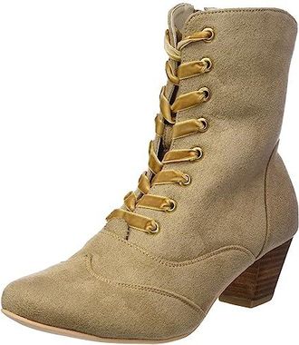 Hirschkogel Bottines pour Femme, Taupe, 41 EU