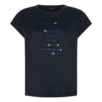 Moorer T-Shirts - - Tops - Damen - Blau - S