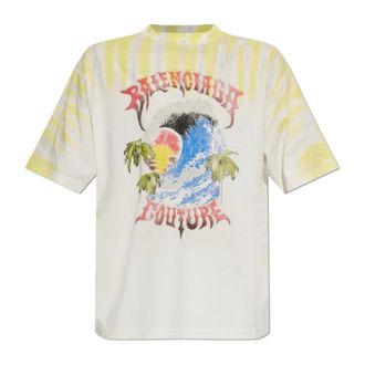 Balenciaga Herren, Oberteile, Wei&szlig;, XLGr&ouml;&szlig;e