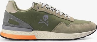 Scalpers Harry - Sneaker in Khaki-Gr&uuml;n