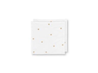 Pip Studio Dot Delight Servietten mit Stickerei Sterne Gold 40x40cm