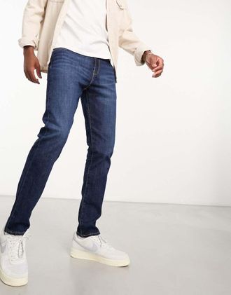 Levi's 512 - Jean slim fusel&eacute; - Bleu marine fonc&eacute; d&eacute;lav&eacute;