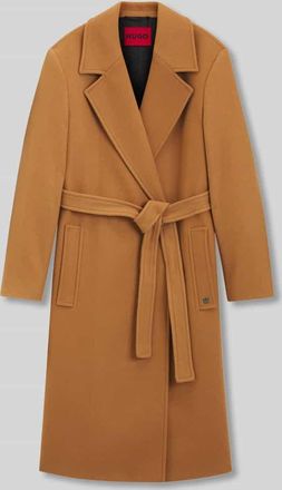 HUGO BOSS Regular Fit Mantel mit Woll-Anteil Modell MELZY