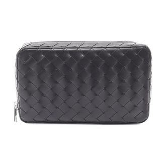 Bottega Veneta Pre-owned Vintage Intrecciato Leder Pouch - - Pre-owned - Damen - Schwarzk - ONE SIZE
