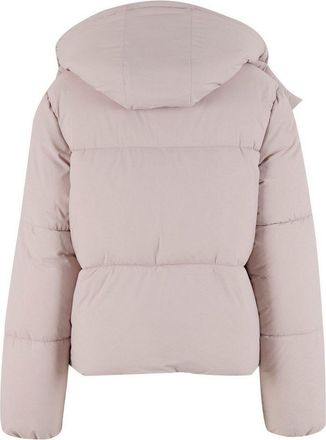 Urban Classics Winterjacke Urban Classics Ladies Hooded Collar Puffer Jacket (1-St)