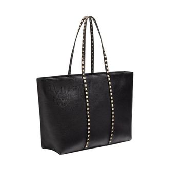 Valentino Rockstud Shopping Bag - - Bags - Damen - Schwarzk - ONE SIZE