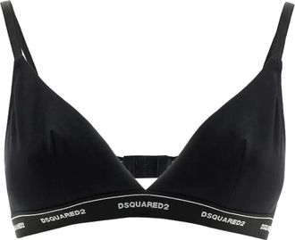 Dsquared2 soutien-gorge à bande logo - Noir