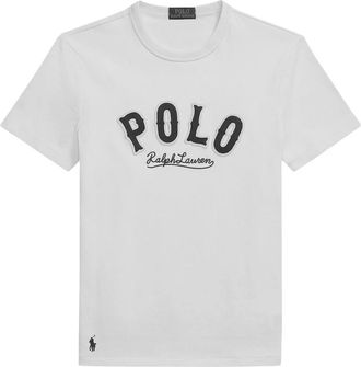 Polo Ralph Lauren Homme, Tops, Blanc, Taille: M T-shirt &agrave; manches courtes et col rond